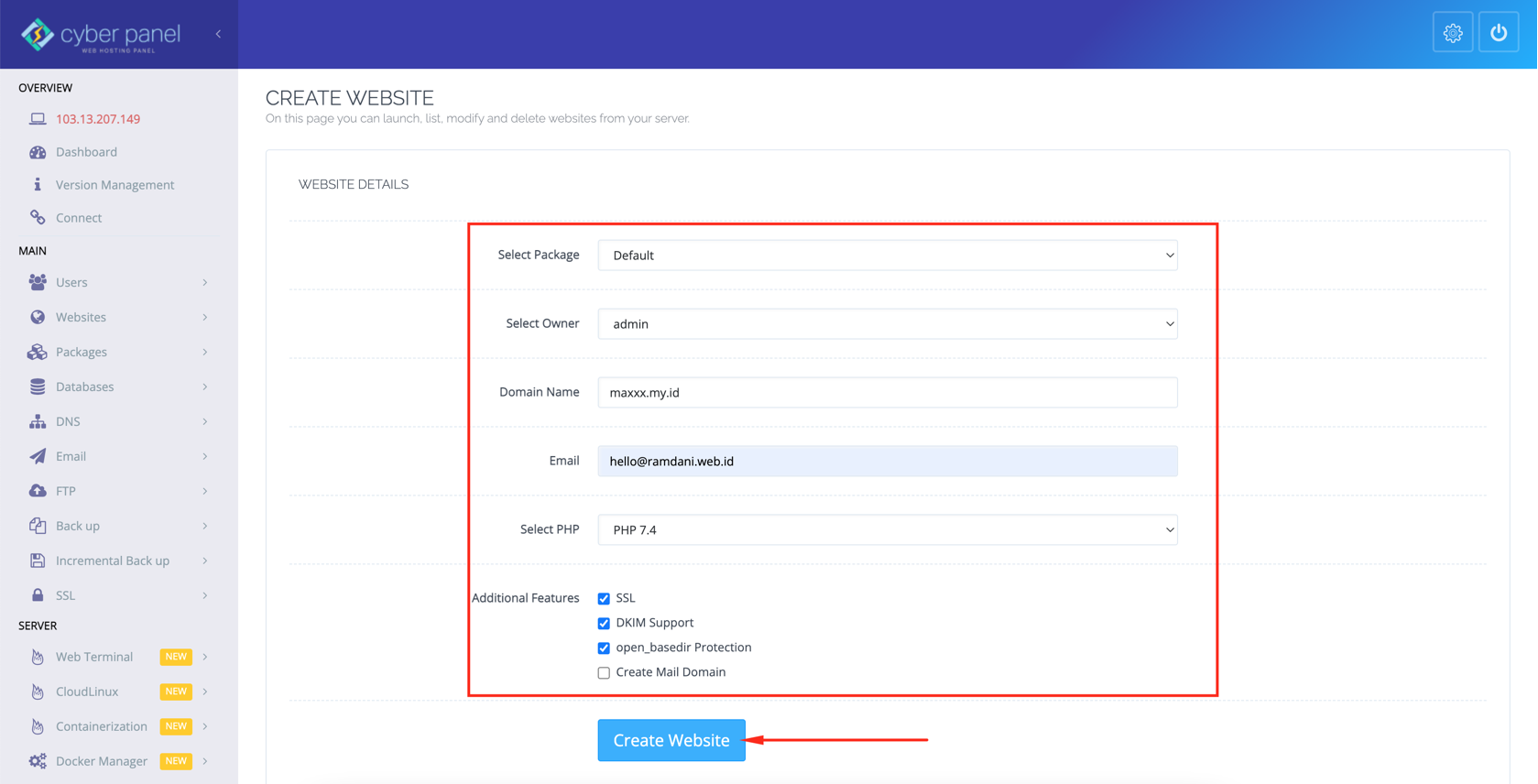 Cara Install Wordpress di Cyberpanel Sangat Mudah